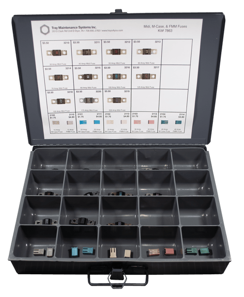 Midi, M-Case & FMM Fuse Assortment – Tray Maintenance Systems, Inc.