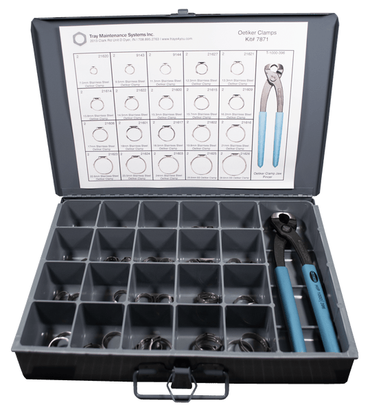 Oetiker Clamps Assortment – Tray Maintenance Systems, Inc.