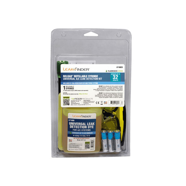 TP-180CS - Reload Refillable Syringe Universal A/C Leak Detection Syst ...